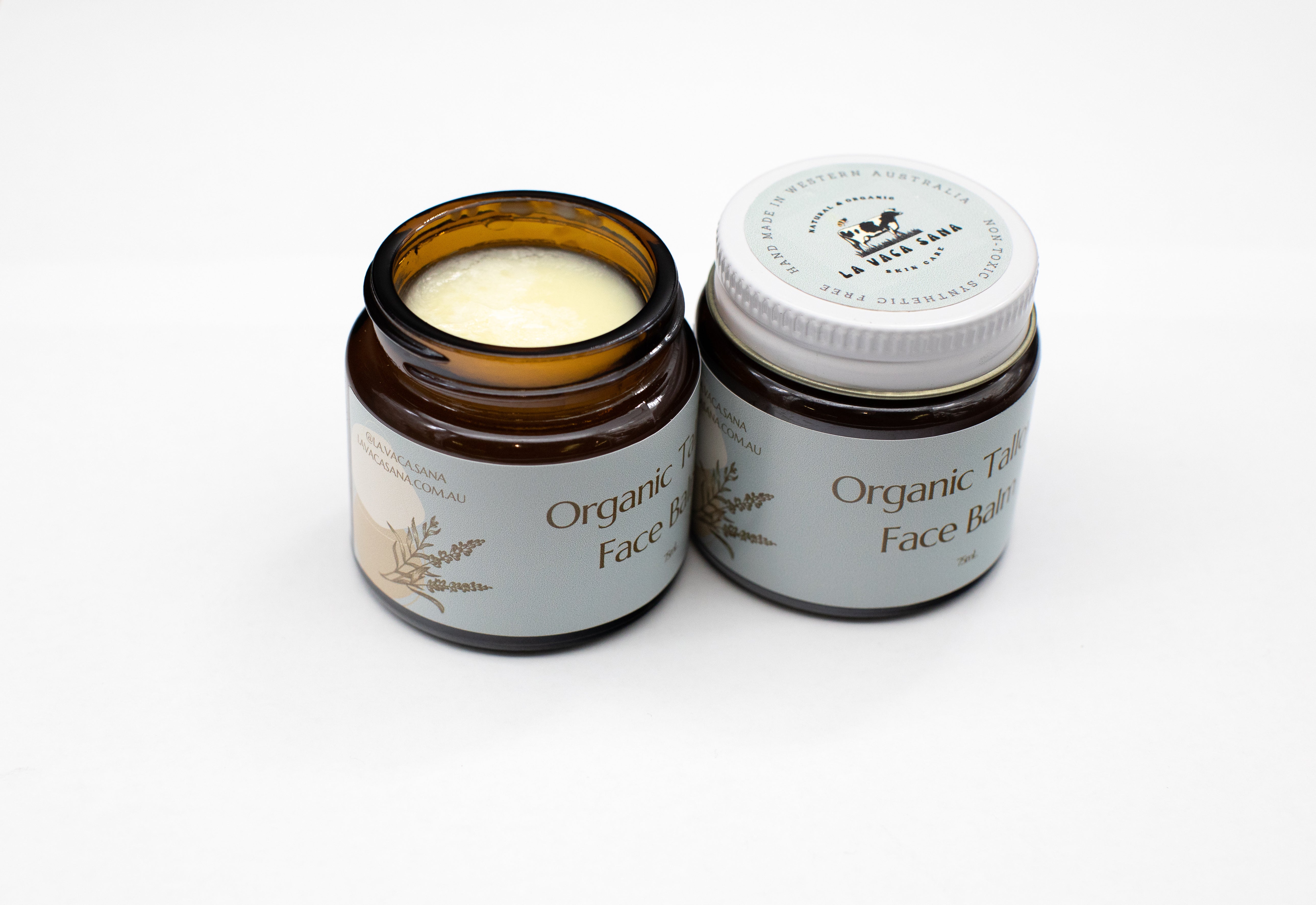 Organic Tallow Face Balm – La Vaca Sana